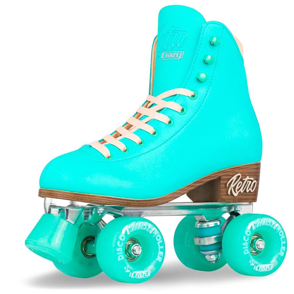 Crazy Retro Teal Roller Skates I OZe Skates